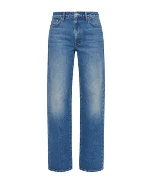MOTHER The Dodger Flood Wide-leg Jeans - Blue