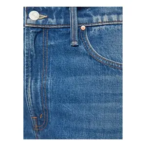MOTHER The Dodger Flood Wide-leg Jeans - Blue