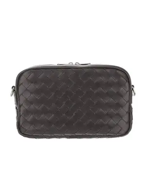 Bottega Veneta Zippered Shoulder Bag - Black