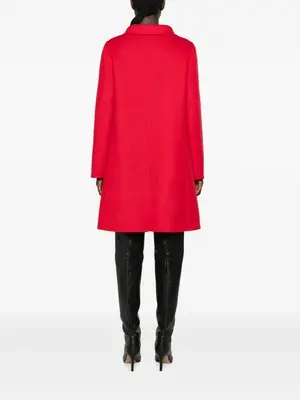 Valentino Garavani Long-sleeved Coat With Logo Detail