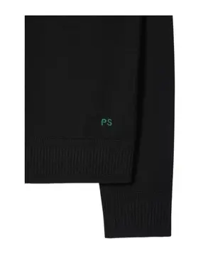 Paul Smith Contrast-collar Merino Wool Cardigan