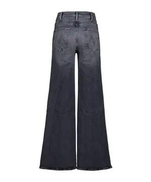 MOTHER High-waist Wide-leg Jeans - Gray
