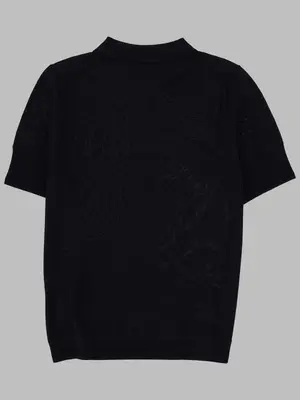 Paul Smith Sheer Knit Polo Top