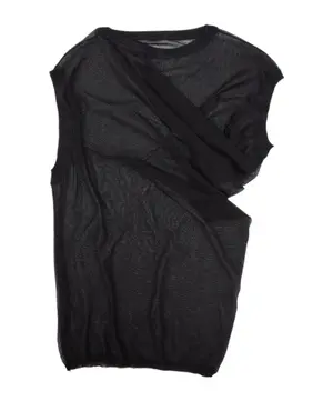 Paloma Wool Asymmetrical Knit Top - Black