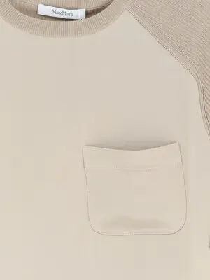Max Mara Crew Neck Short-sleeved T-shirt