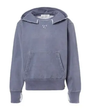 Our Legacy Distressed Cotton Jersey Hoodie - Gray