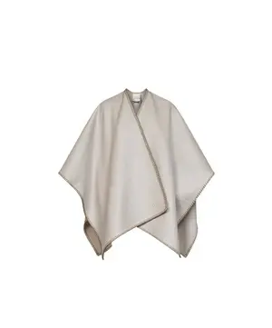 Max Mara V-neck Mid-length Sleeve Shawl - Nude