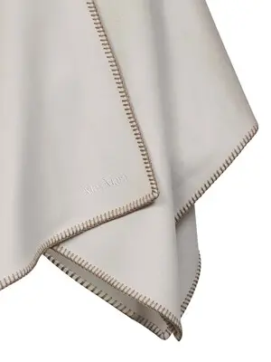Max Mara V-neck Mid-length Sleeve Shawl - Nude