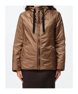 Max Mara The Cube Greenh Drawstring Hooded Jacket