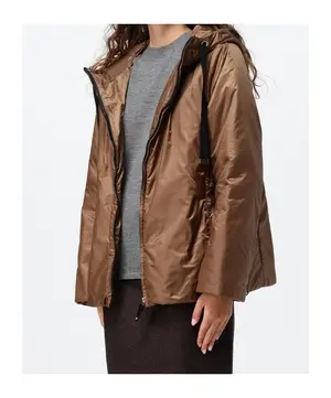 Max Mara The Cube Greenh Drawstring Hooded Jacket