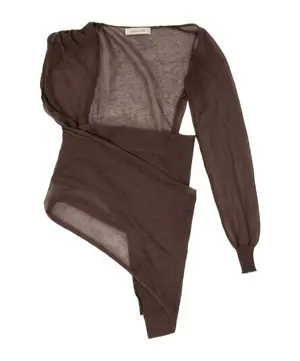 Paloma Wool Asymmetrical Top - Brown