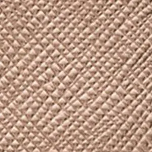 Prada Metallic Saffiano Leather Card Holder - Nude