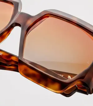 JACQUES MARIE MAGE Grand Funk Hexagonal Sunglasses