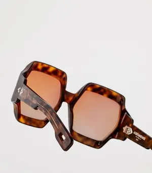 JACQUES MARIE MAGE Grand Funk Hexagonal Sunglasses