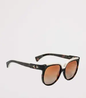 JACQUES MARIE MAGE Cleveland Round Frame Sunglasses