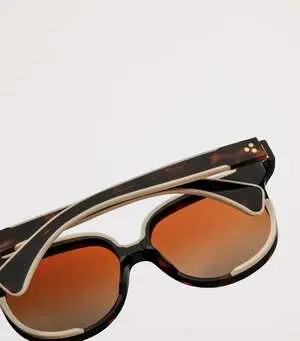 JACQUES MARIE MAGE Cleveland Round Frame Sunglasses
