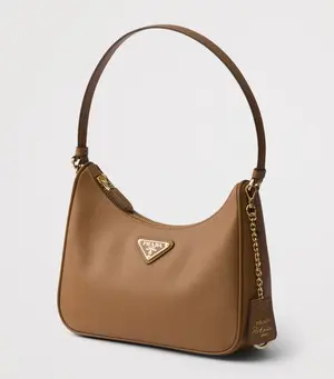 Prada Saffiano Leather Re-edition 2005 Top-handle Bag - Brown