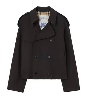 Burberry Tropical Gabardine Leadenham Trench Coat