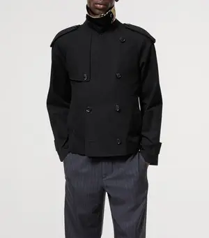 Burberry Tropical Gabardine Leadenham Trench Coat