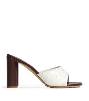 Bottega Veneta Lambskin Livia 90 Heeled Mules
