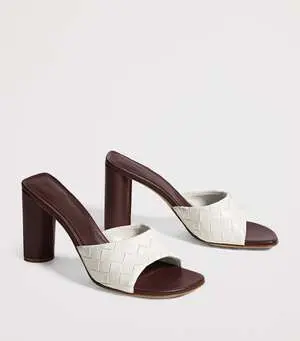 Bottega Veneta Lambskin Livia 90 Heeled Mules