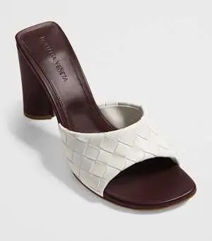 Bottega Veneta Lambskin Livia 90 Heeled Mules