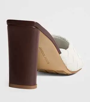 Bottega Veneta Lambskin Livia 90 Heeled Mules