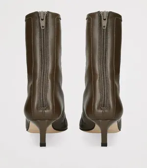 Dear Frances Leather Ankle Boots