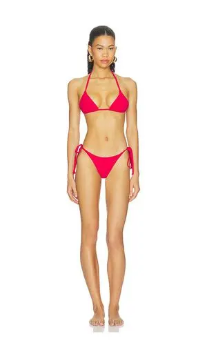 Bond Eye Addison Bikini Bottom In Red