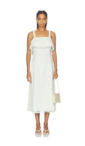 CLEOBELLA Kinsale Midi Dress In Baby Blue - Skywriting