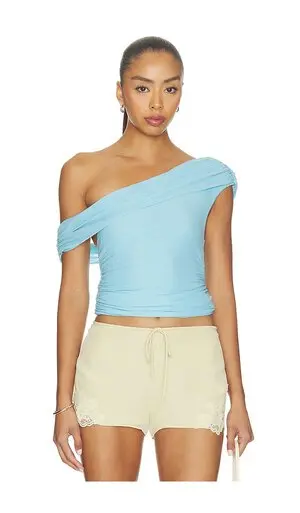 Majorelle Julie Top In Baby Blue - Light Blue