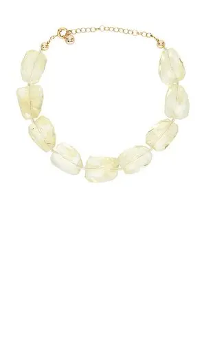TPO Quartz Necklace - Yellow