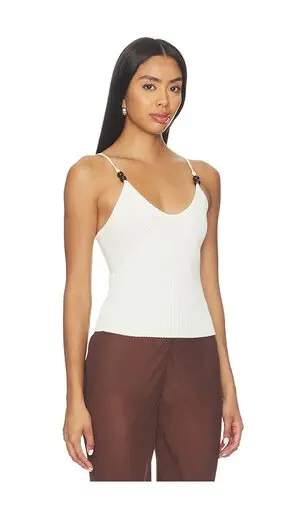 L'academie Kennji Beaded Knit Tank