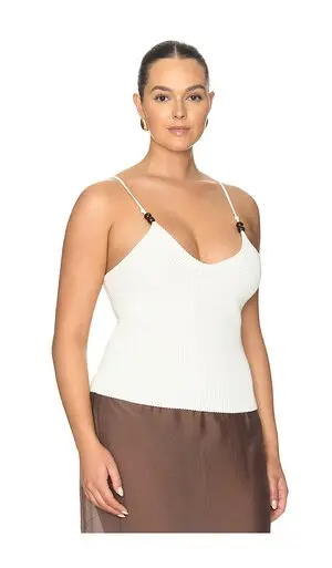 L'academie Kennji Beaded Knit Tank