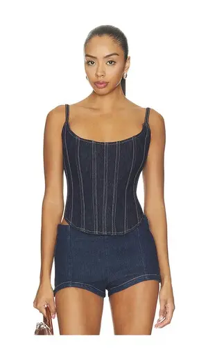 Retrofete Marishka Corset Top - Rinse