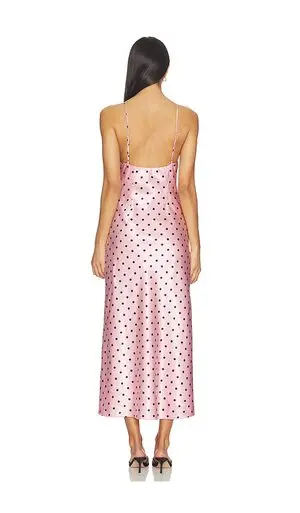 NIA Jasmine Polka Dot Slip Dress