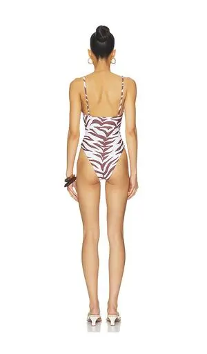 Superdown Kordyn One Piece In Brown,white