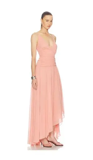 Arcina Ori Delilah Asymmetrical Maxi Dress