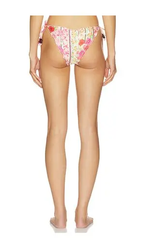 Agua Bendita X Alegria Ruche Latin Bikini Bottom In Multi