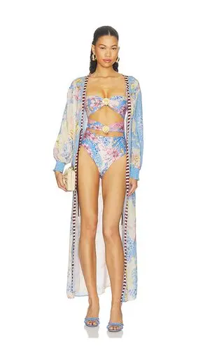 Agua Bendita X Taby Americana One Piece In Multi