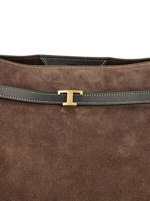 TOD'S T Timeless Medium Leather Tote Bag