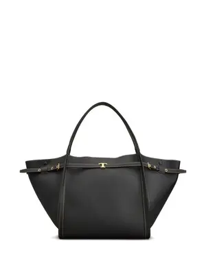 TOD'S Medium Leather Tote - Black