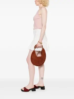 Chloé Summer Banana Rafia Hobo Bag