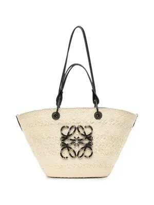 Loewe Anagram Rafia Medium Tote