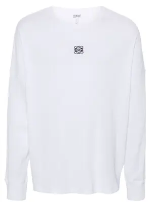 Loewe Anagram Cotton T-shirt - White