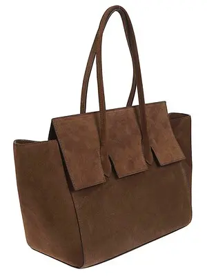 ROUNN Felice Flap Leather Tote Bag