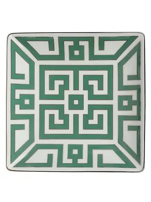 GINORI 1735 Labirinto Squared Bowl - Green