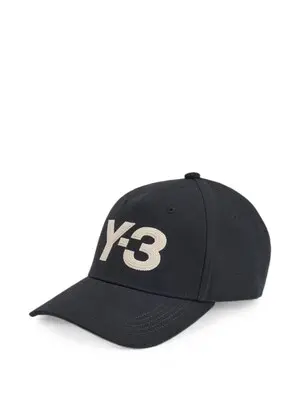 Y3 Logo Baseball Cap - Black