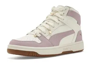 PUMA Rebound Layup Express Yourself Shoes Basketball Shoes Warm /misty Pink/ Gold - White