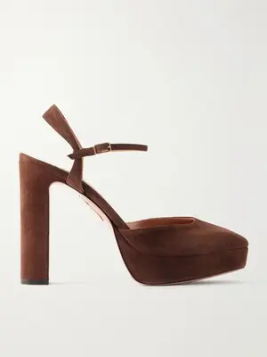 Aquazzura Almond Toe Pumps